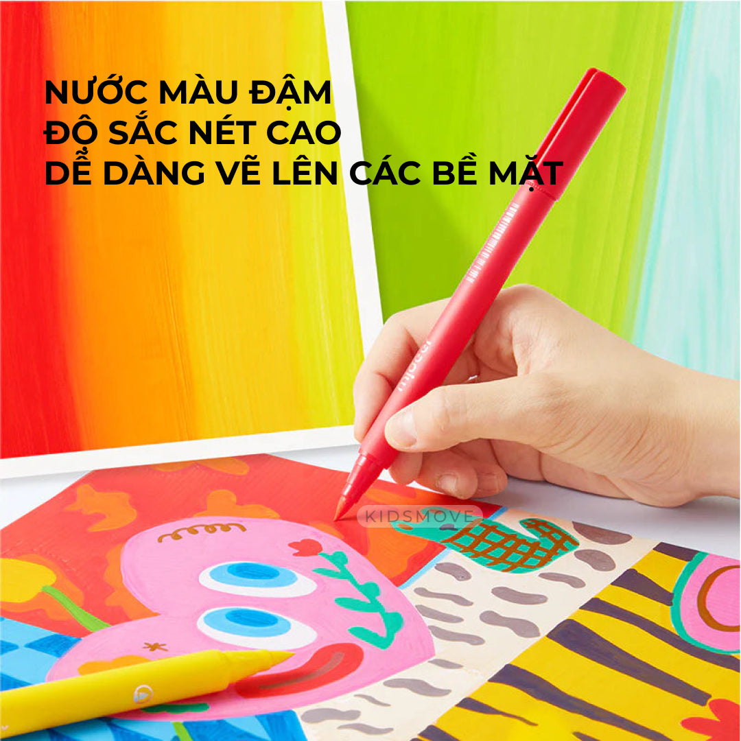 Bút màu Acrylic cho bé Mideer chính hãng, vẽ trên mọi chất liệu ...