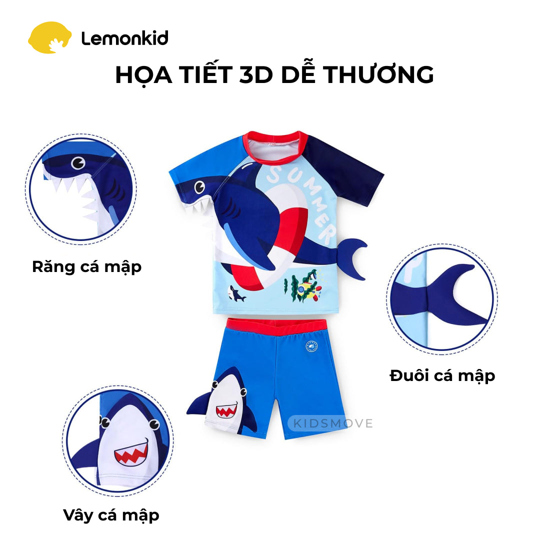Đồ bơi trẻ em Hàn Quốc Lemonkid, UPF290+, vải kháng Clorua – Kidsmove ...