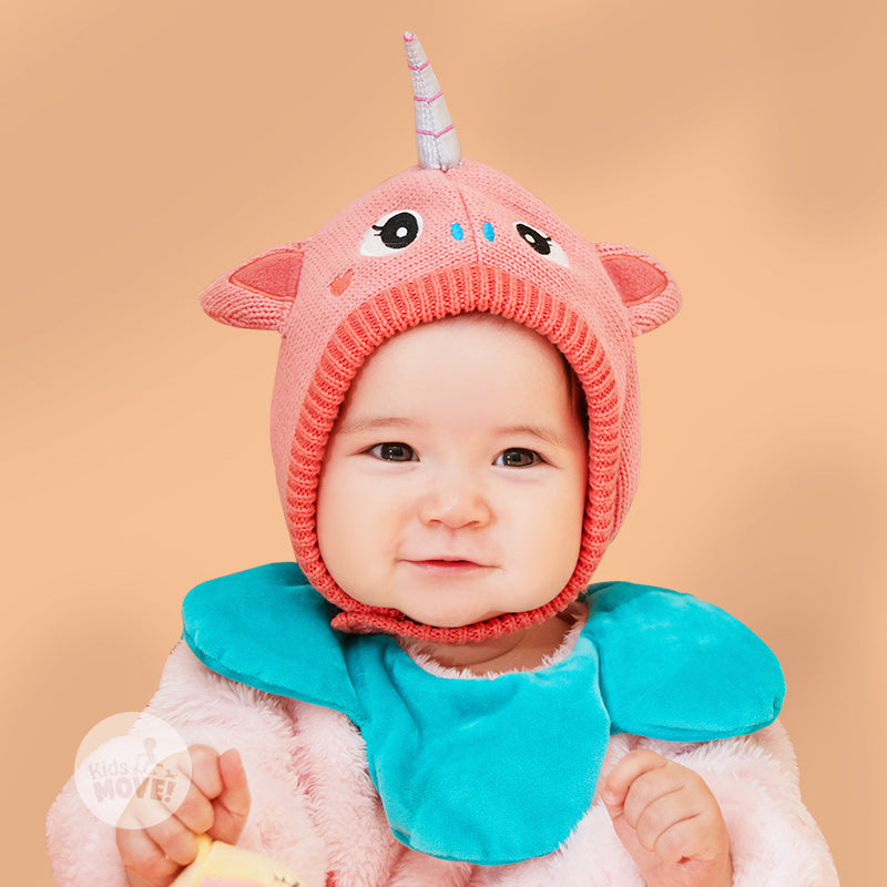 Mũ len cho bé hình thú Lemonkid, 2 lớp, chống tĩnh điện, kháng khuẩn ...