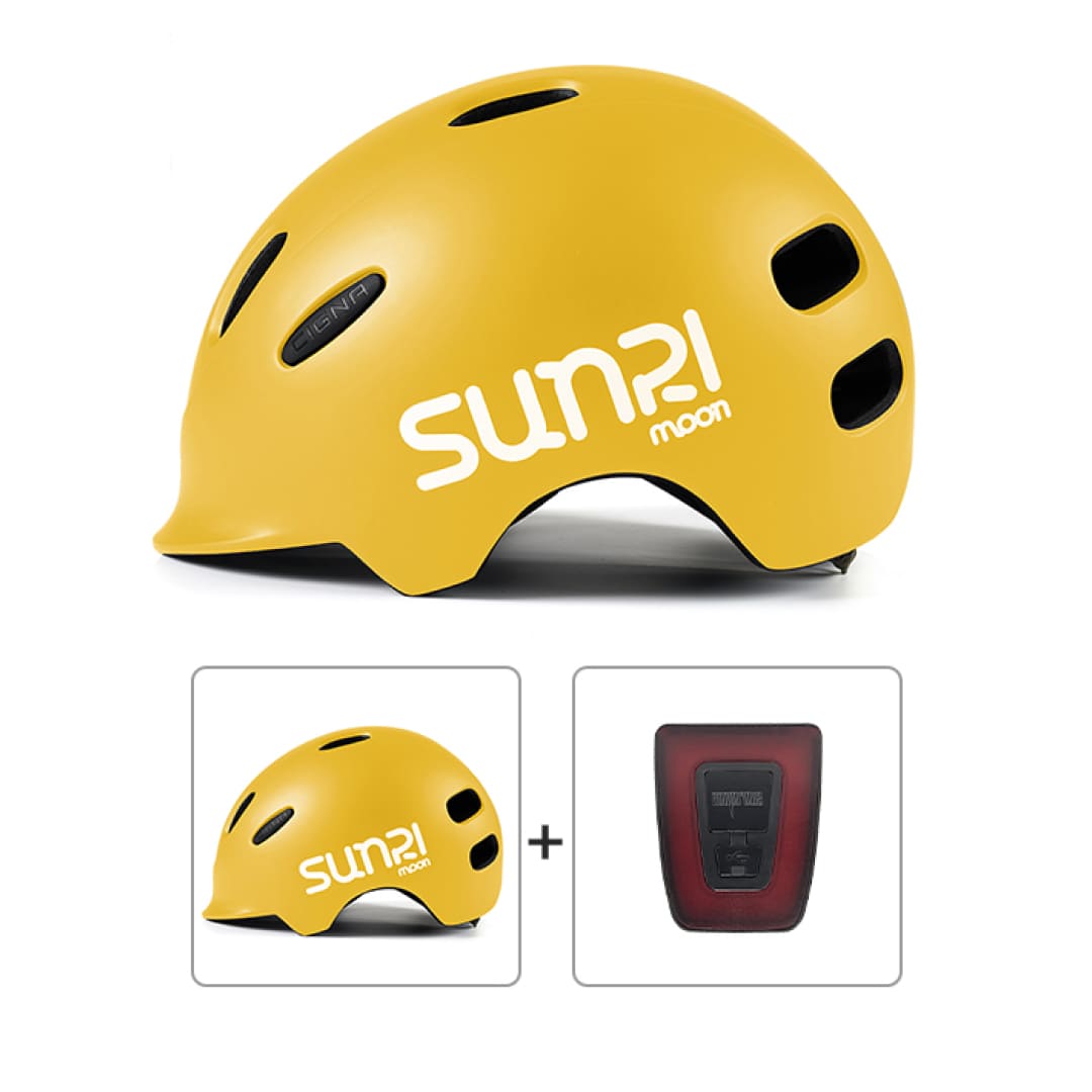 Mũ bảo hiểm cho bé Sunrimoon CS siêu nhẹ có đèn LED cao cấp – Kidsmove ...